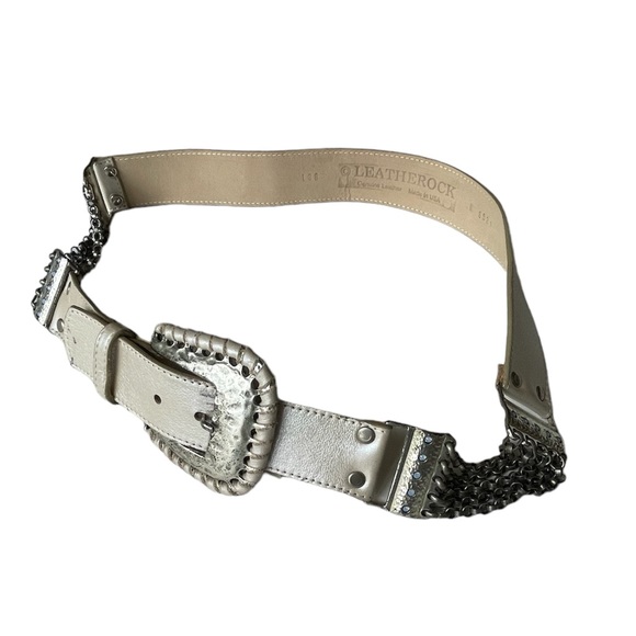 Leatherock | Accessories | Vintage Leatherock Usa Pearl Chain Moonstone ...